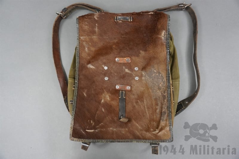 Original German WWII Tornister Backpack Modified With Shoulder Straps ...