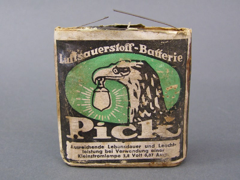 Original German WWII Period Flashlight Battery