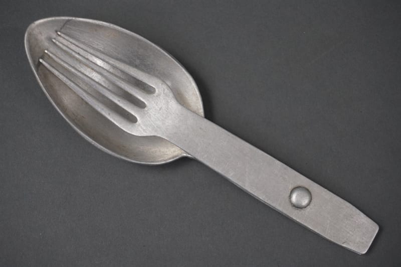Original German WWII Fork And Spoon