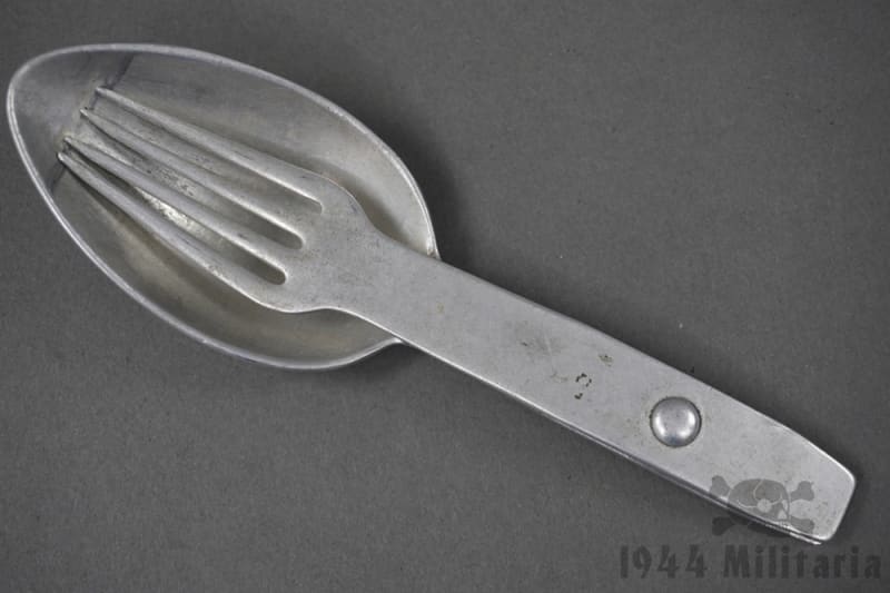 Original German WWII Fork & Spoon Combination Marked G&CL 40