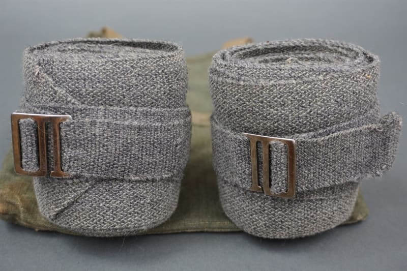 Original German WWII Heer/Waffen SS GebirgsjÃ¤ger (Mountain Troop) Puttees