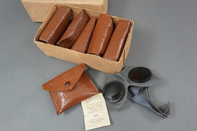 Original German WWII Dust Goggles (Motorradbrille)