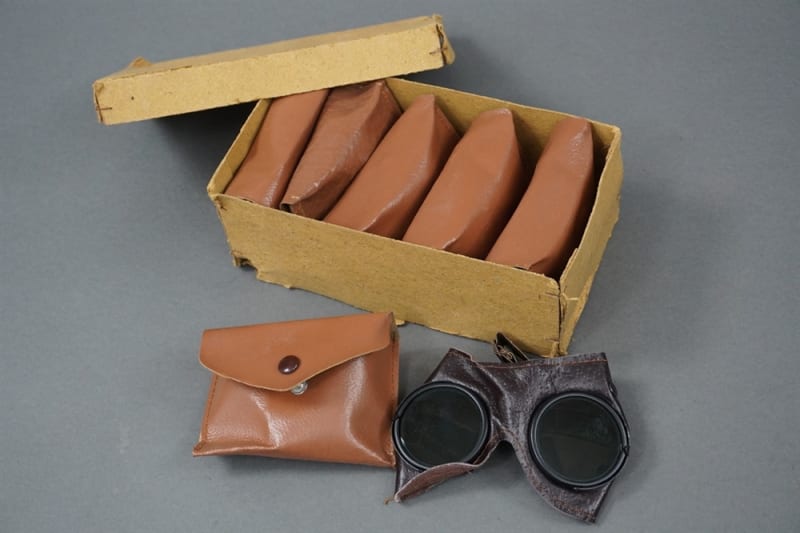 Original German WWII Dust Goggles (Motorradbrille)