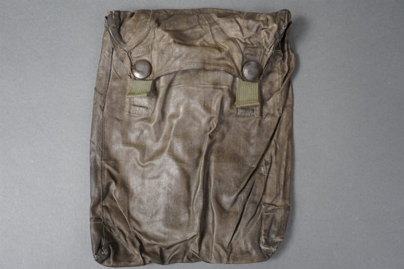 Original German WWII Rubberized Gas Cape Bag