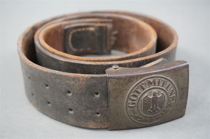 Original German WWII Late War Belt And Buckle