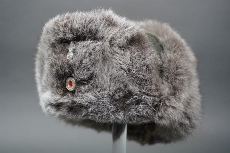 Original German WWII Heer Winter Fur Cap
