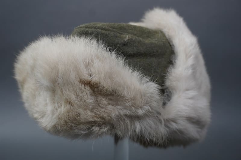 Original German WWII Heer Winter Fur Cap
