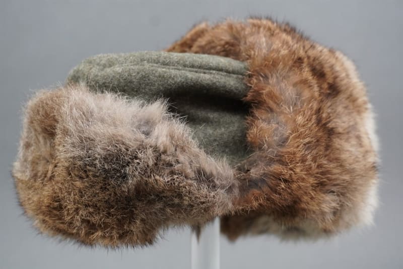Original German WWII Heer Winter Fur Cap