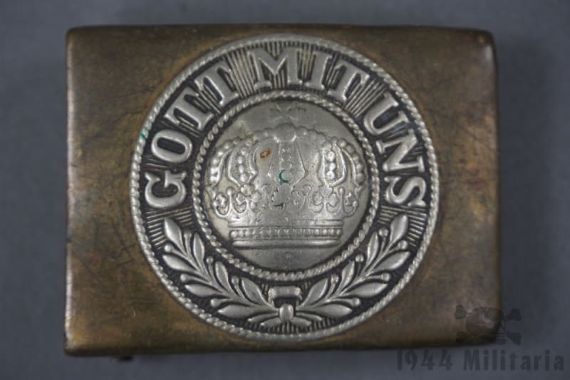 Original Imperial German WWI Early Brass Belt Buckle