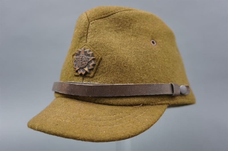 Original Japanese WWII Enlisted Mans/NCO Civil Defense Unit Wool Hat