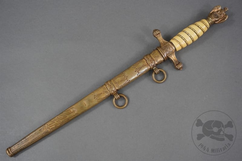 Original German WWII Kriegsmarine Dagger Made By Carl Eickhorn
