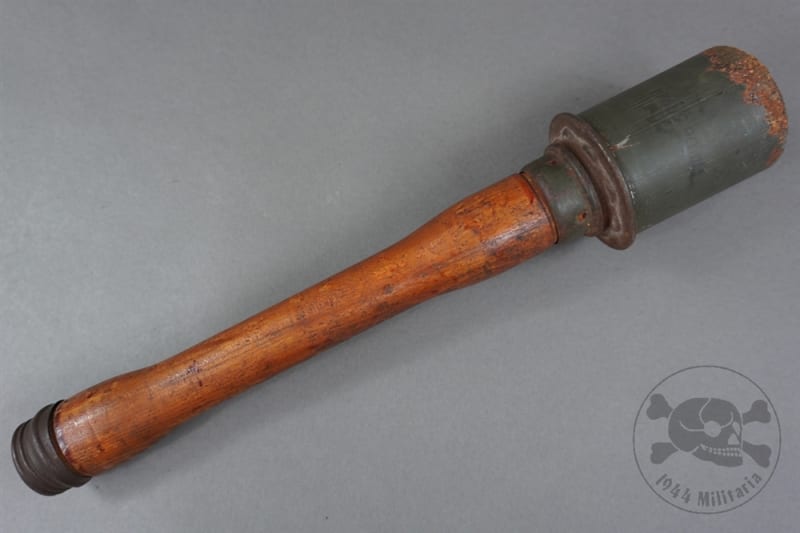 Original German WWII M24 Stick Grenade Dated 1944