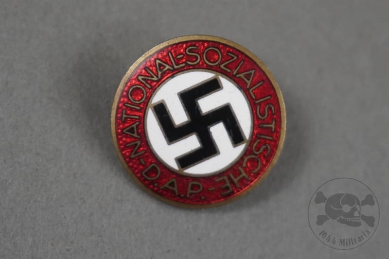 Original Third Reich NSDAP Enamel Party Membership Pin â€“ RZM M1/152 ...