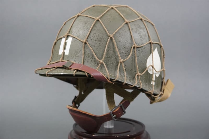 Original Refurbished WWII US Army M2 Paratrooper Airborne Helmet D Bale ...