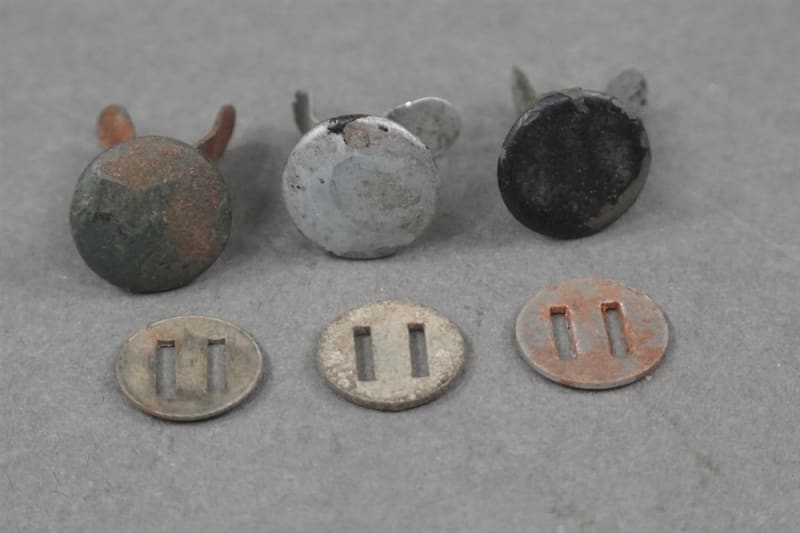 Original German WWII Helmet Split Pin Set