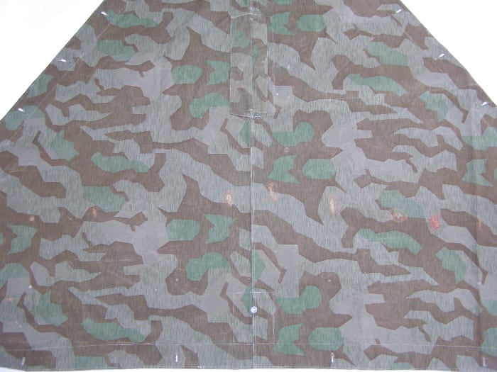 Original German WWII Army/Luftwaffe Splinter A Mid/Late War Zeltbahn RB ...
