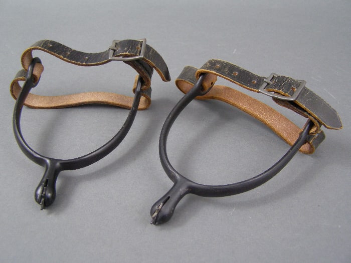 Original German WWII Unissued Cavalry Combat Spurs