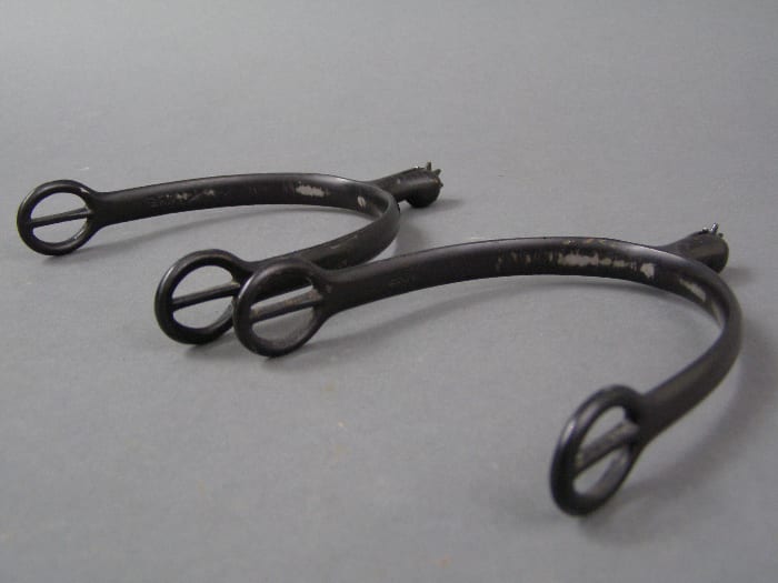 Original German WWII Cavalry Combat Spurs