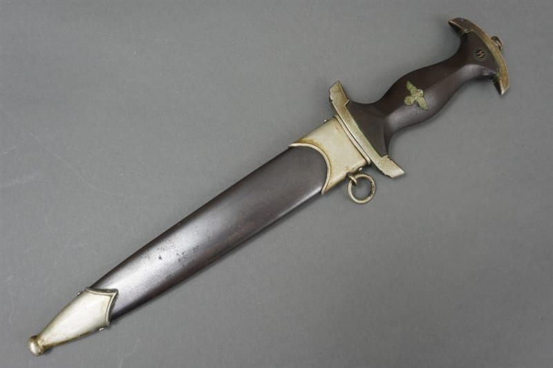 Original Very Early SS EM Dagger With Anodized Scabbard By Carl Eickhorn