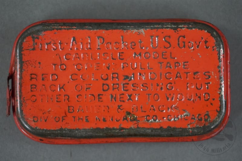 Original US WWII First Aid Packet-US Govt Carlisle Model By Bauer & Black