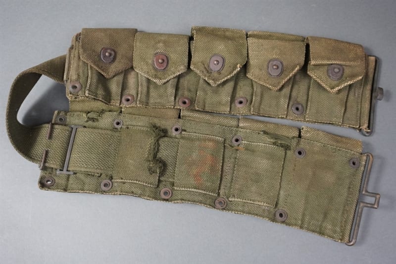Original US WWII M1923 M1 Garand Cartridge Belt