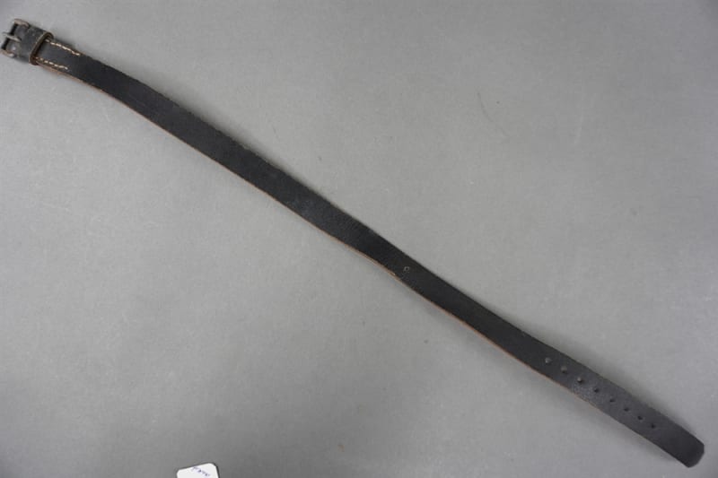 Original German WWII Leather Utility Strap Not Marked