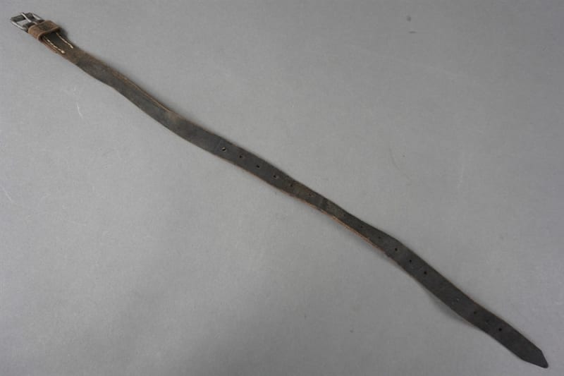 Original German WWII Leather Utility Strap Not Marked