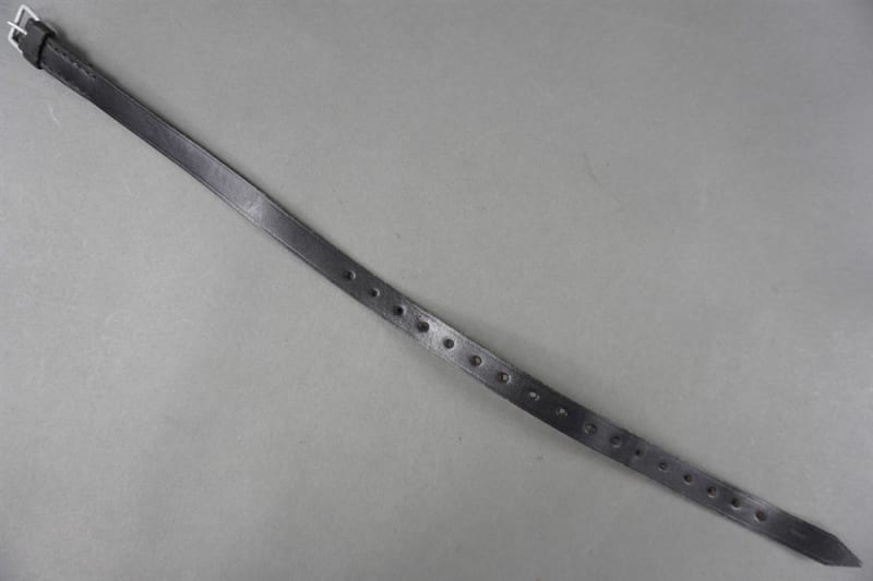 Original German WWII Leather Utility Strap RF Numbered