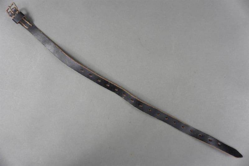 Original German WWII Leather Utility Strap Marked