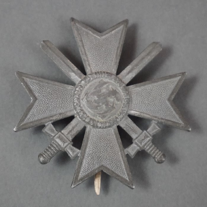 Original German WWII War Merit Cross 1st Class With Swords Marked 3 By ...