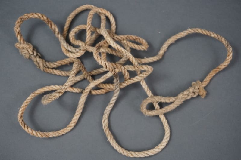Original German WWII Zeltbahn Rope