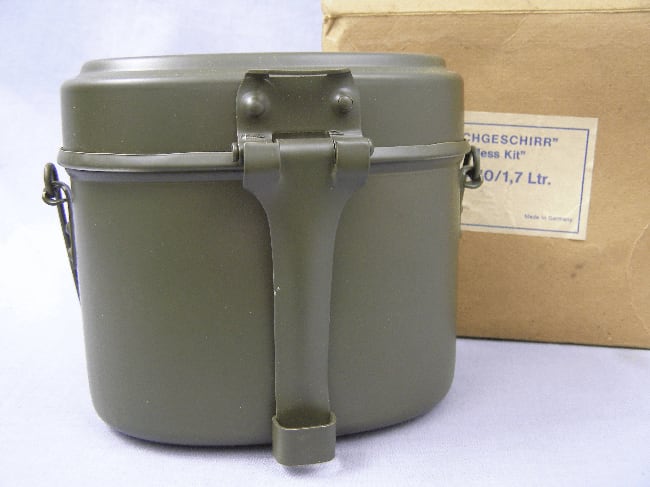Post War German Aluminum Mess Kit