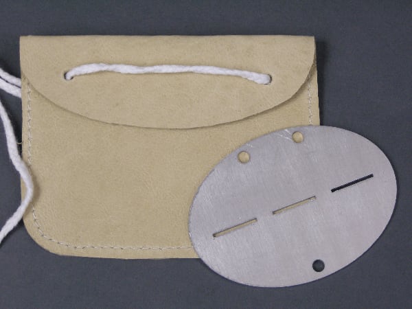 Reproduction German WWII Pre/Early War Aluminum Identification Disc ...