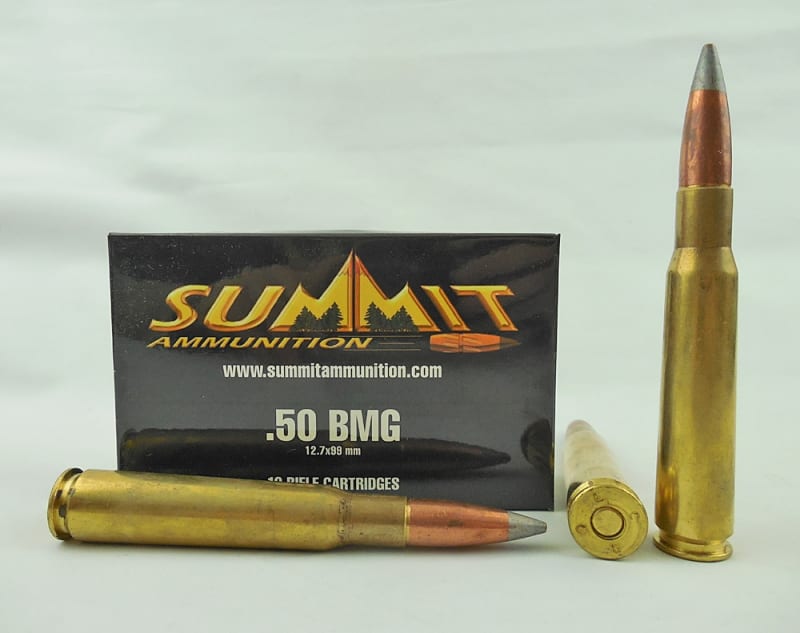 SUMMIT AMMUNITION 50 BMG 649 GRAIN M8 API LAKE CITY BRASS 10rd BOX