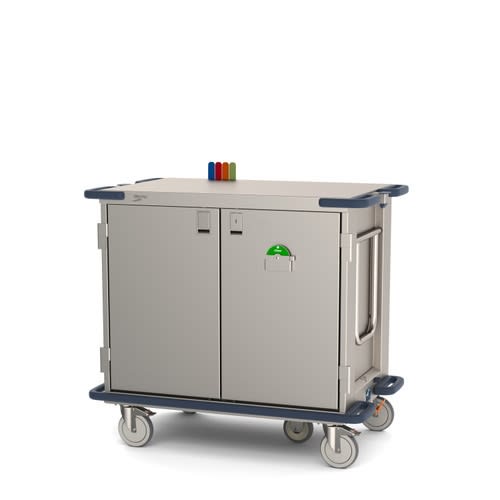 CaseVue Surgical Case Carts with Solid Doors