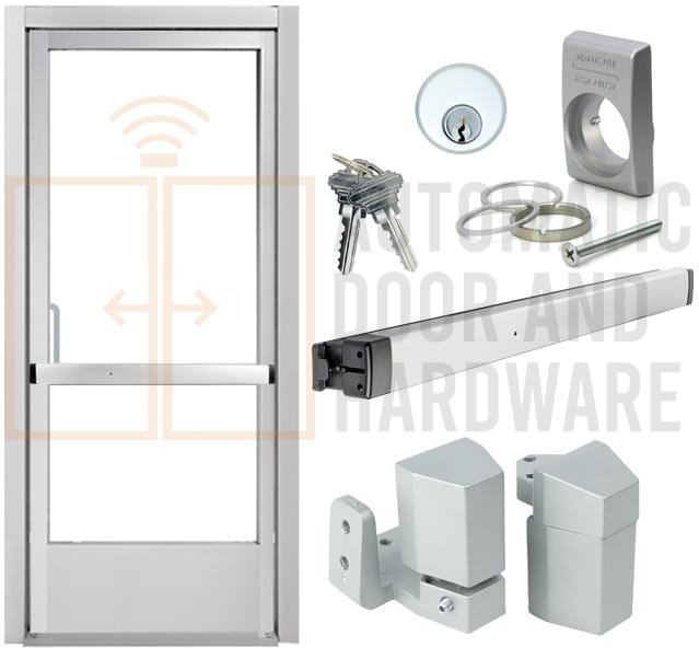 Alum-Lite (3068) 36 in. x 80 in. Right Hand Commercial Storefront ...