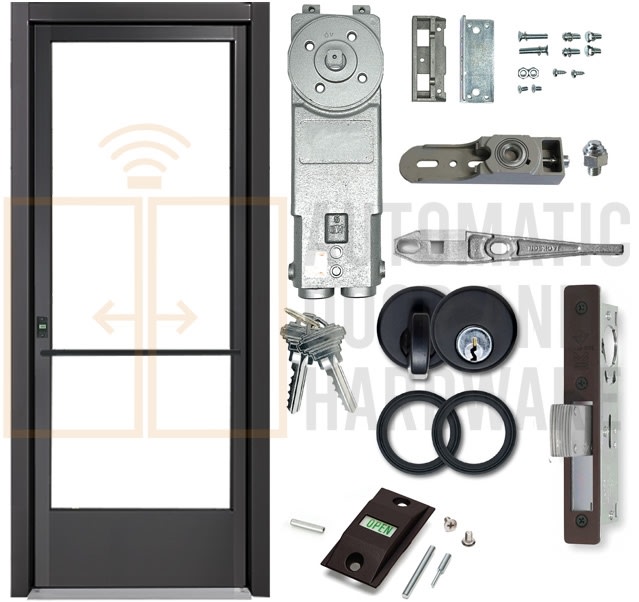 Alum-Lite (3080) 36 in. x 96 in. Right Hand Commercial Storefront Door ...