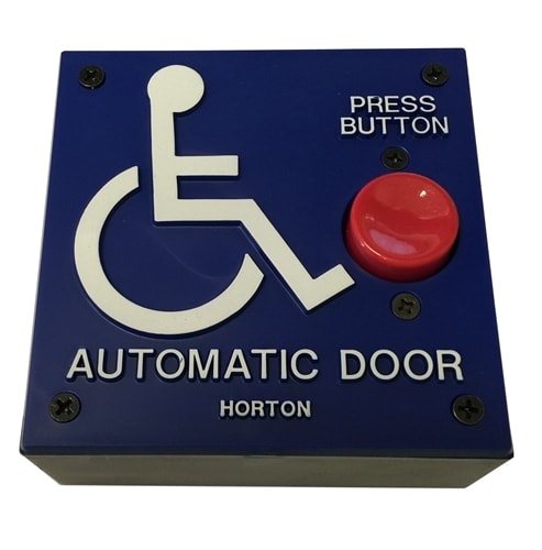 Horton EasyAccess Series 7100 4 Inch X 4 Inch Handicap Push Button With ...