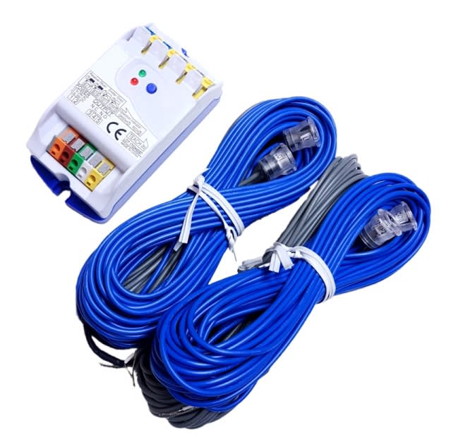 Infrared Dual Safety Beam Set; Includes Controller, 2 Emitters, and 2 ...