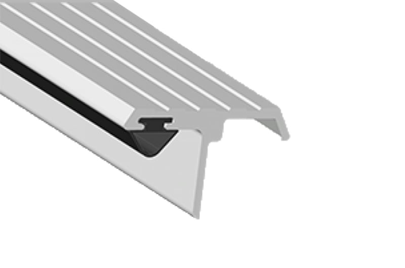 T Astragal with Vinyl Insert For 84 inch Overlapping Door