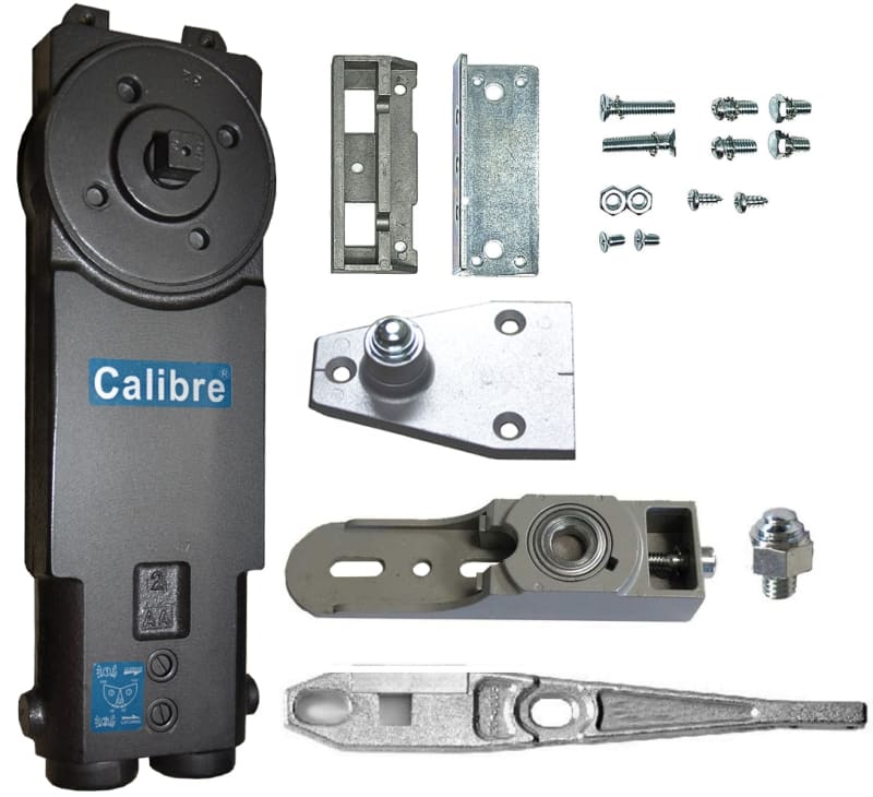 Calibre Overhead Concealed Closer Kit With Side Load Arm and Floor ...