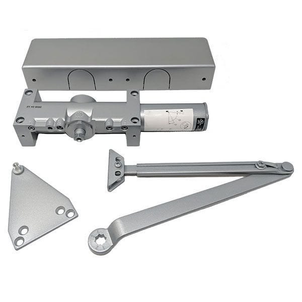 Doromatic 6-3/4 in. x 2-3/8 in. Commercial Door Closer, Tri Mount Arm ...