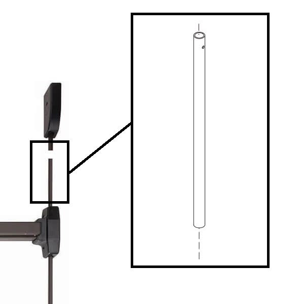 Falcon Top Rod Assembly For Surface Vertical Rod Exit Device With 5-3/4 ...