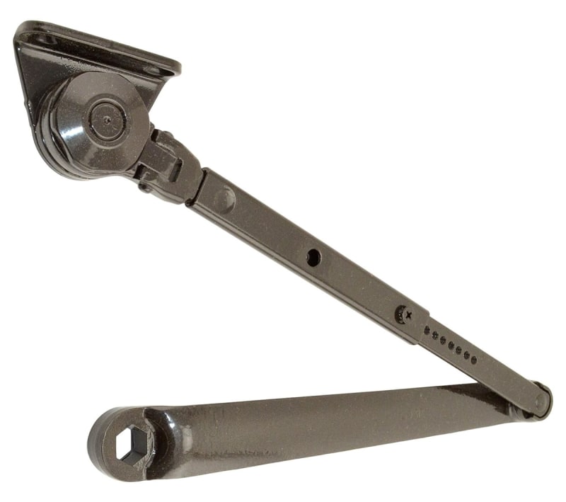 LCN Hold Open Arm For 5 in. x 2-1/4 in. Door Closer, Dark Bronze Finish ...