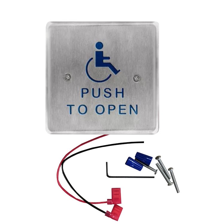Magic Man Door Controls A100 Series 4.5 in. x 4.5 in. Commercial Grade ...