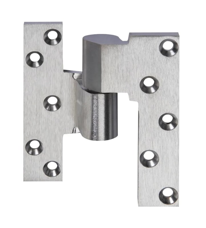 Rixson Left Hand 3/4 in. Middle Hinge Assembly, Aluminum Finish For ...