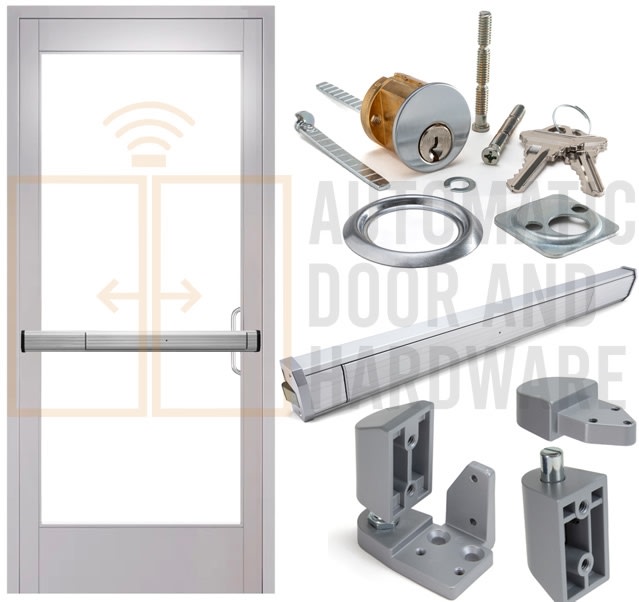 Storefront Pro Hardware (3070) 36 in. x 84 in. Left Hand Storefront ADA Accessible Entrance Door ...
