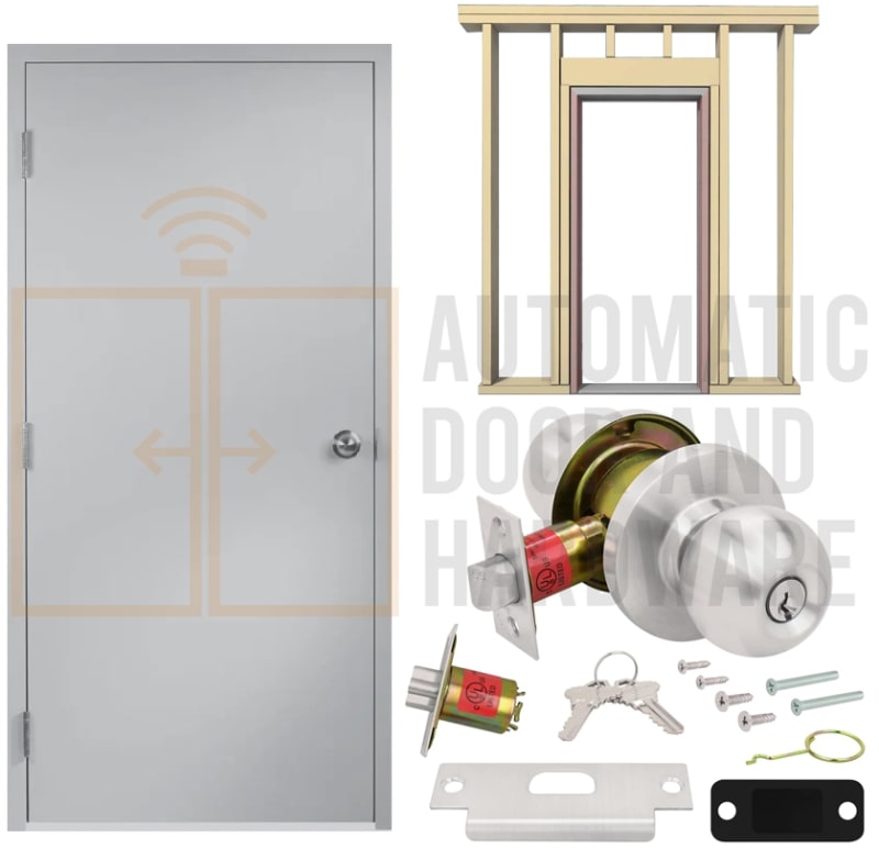 Steelworx (3068) 36 in. x 80 in. Left Hand Reverse Architectural ...