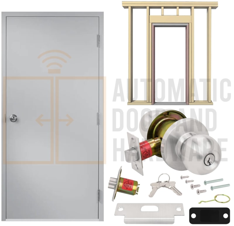 Steelworx (3070) 36 in. x 84 in. Right Hand Reverse Architectural ...