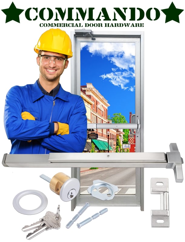 Grade 1 Storefront Door Panic Bar Exit Devices | Storefront Door Panic ...